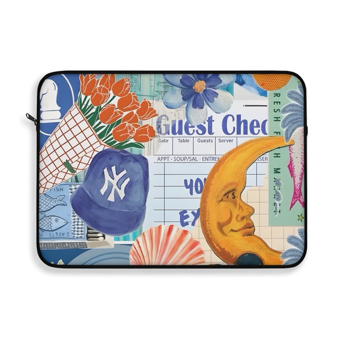 Summer Collage Laptop Case, Laptop iPad Tablet Sleeve, Coquette MacBook ...