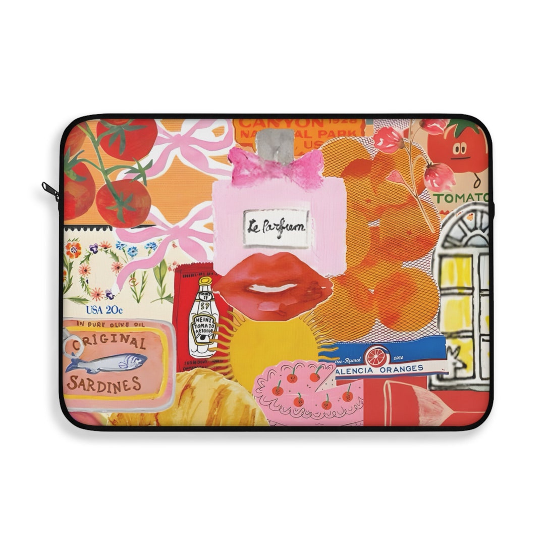 Scrapbook Laptop Bag, Laptop iPad Tablet Sleeve, MacBook Sleeve, Laptop ...