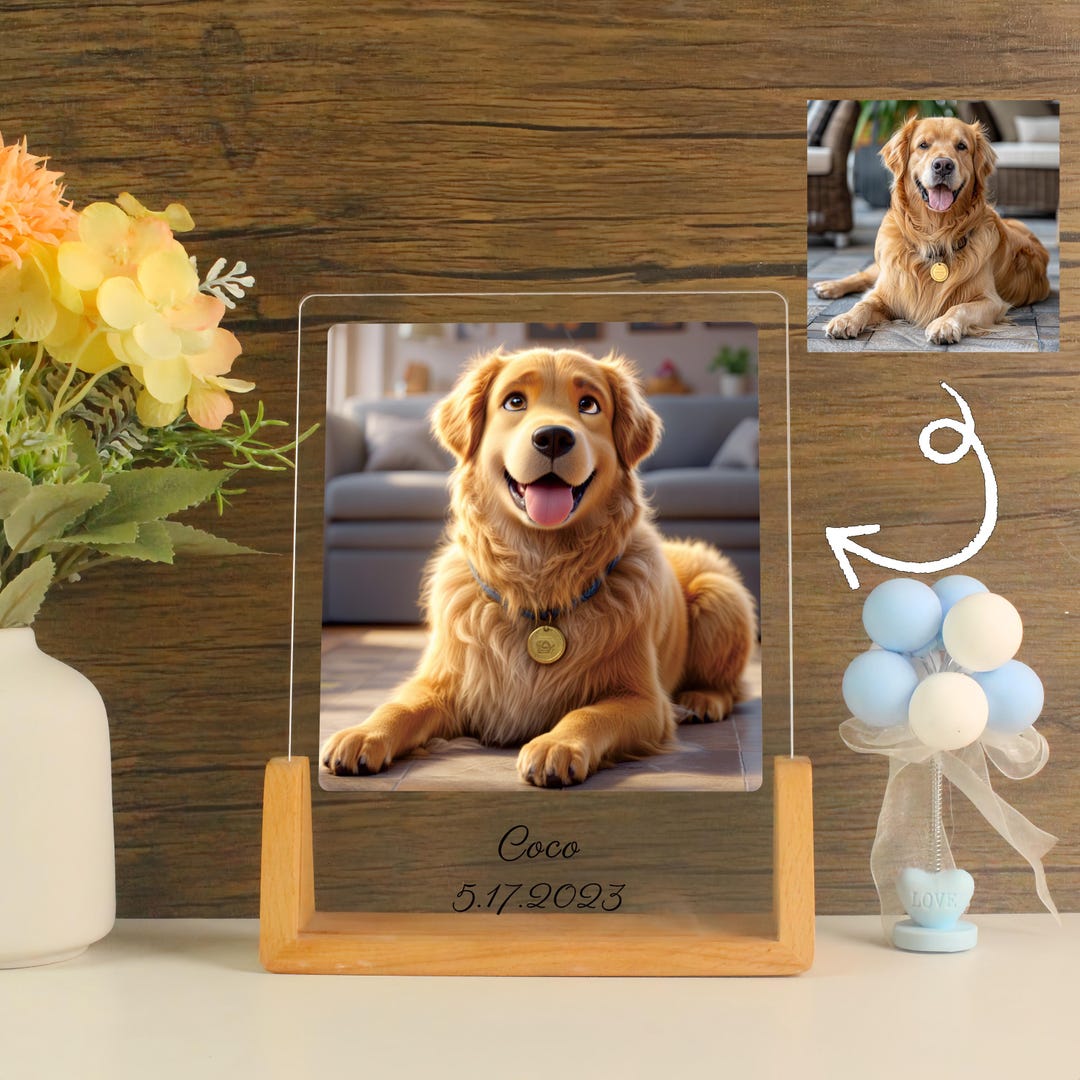 Personalized Pixar Pet Portraitpet Cartoon, Custom Cartoon Portrait ...