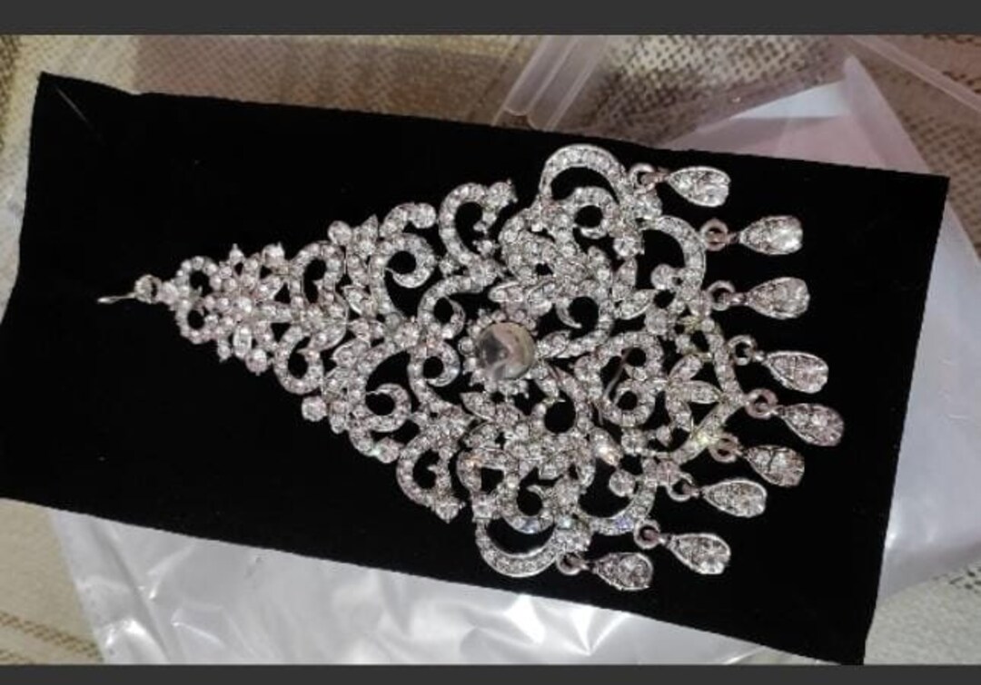 PASSA Mangtika Passa Hijab Headpiece/indian Hair - Etsy