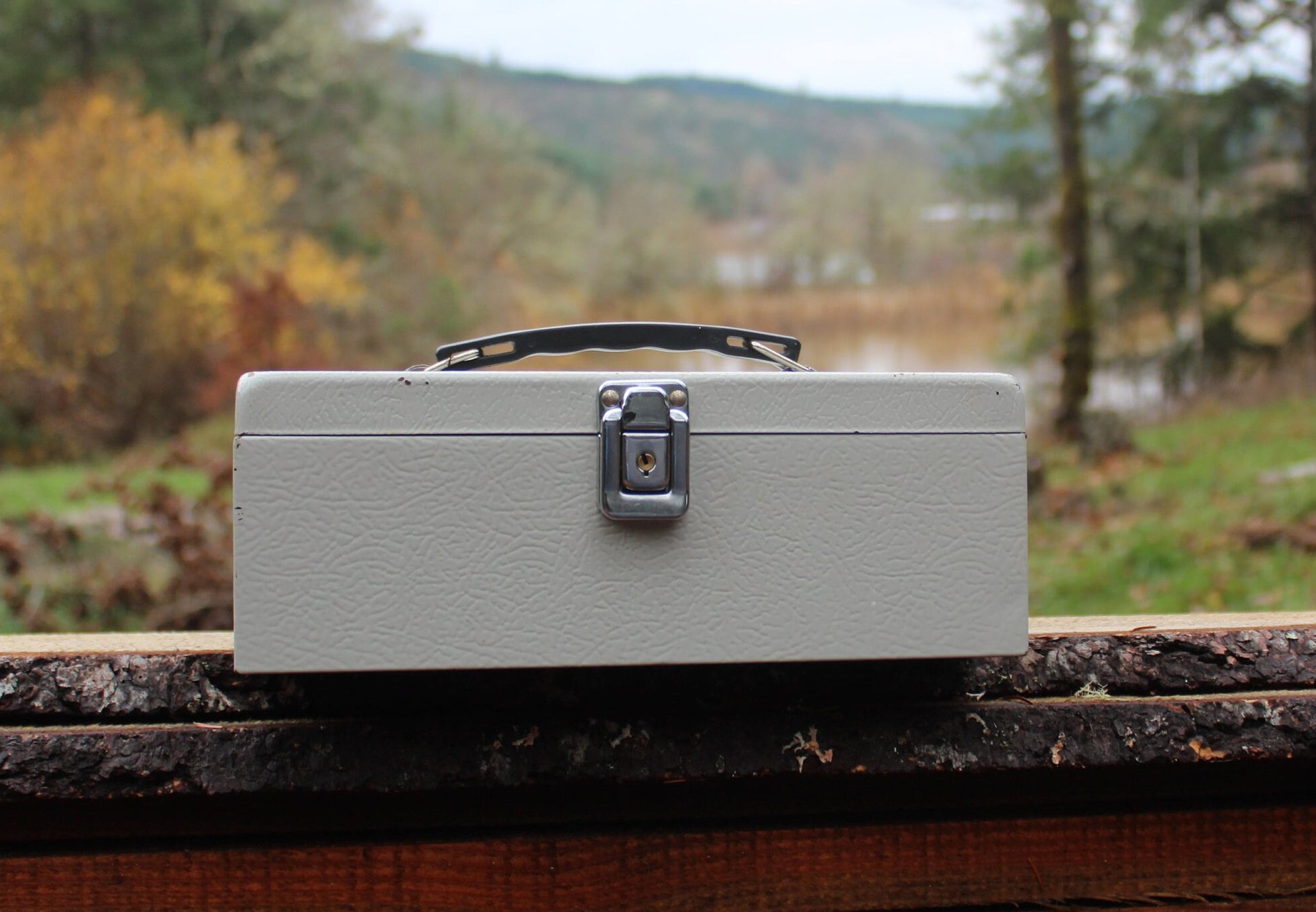 Vintage Metal Lock Box Cash Box With Key - Etsy