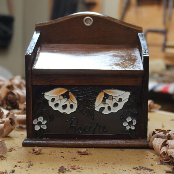 Painted Recipe Box - Etsy