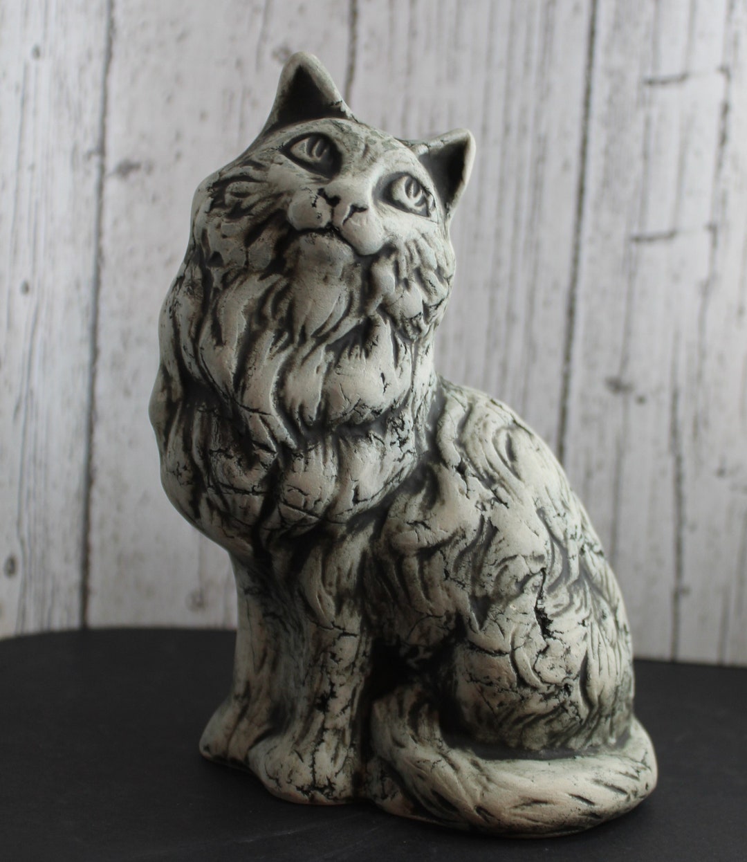 Vintage Rare Stan Langtwait Pottery Cat Clay Made With Mt St - Etsy