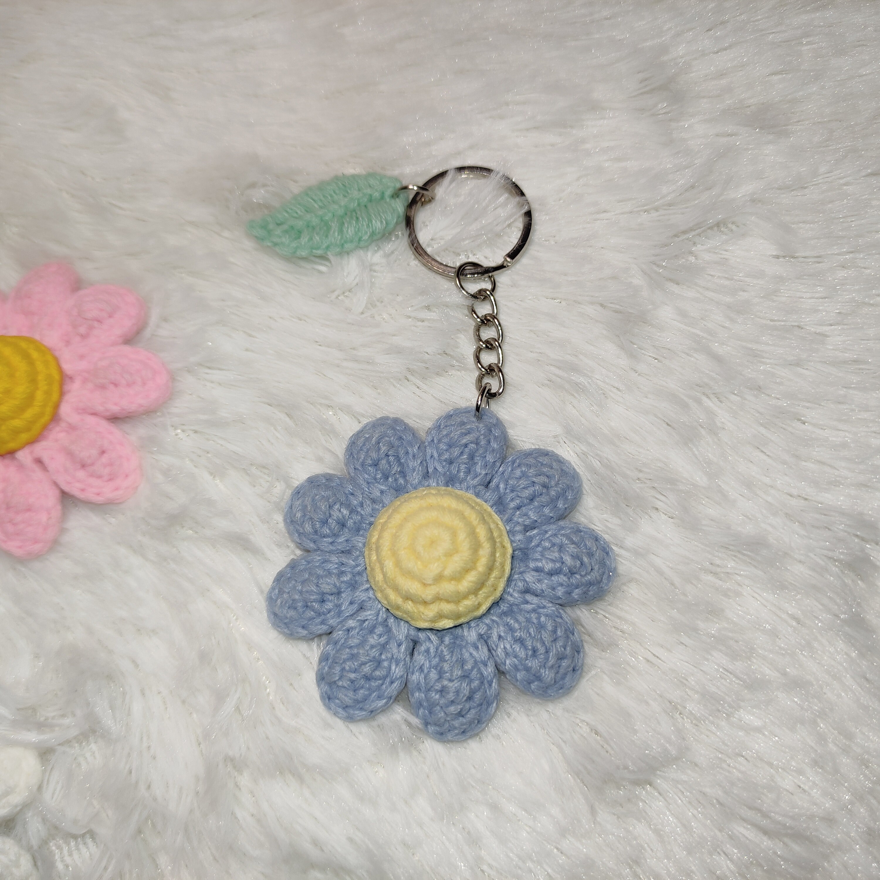 Crochet Pattern PDF: Daisy Keychain - Etsy UK