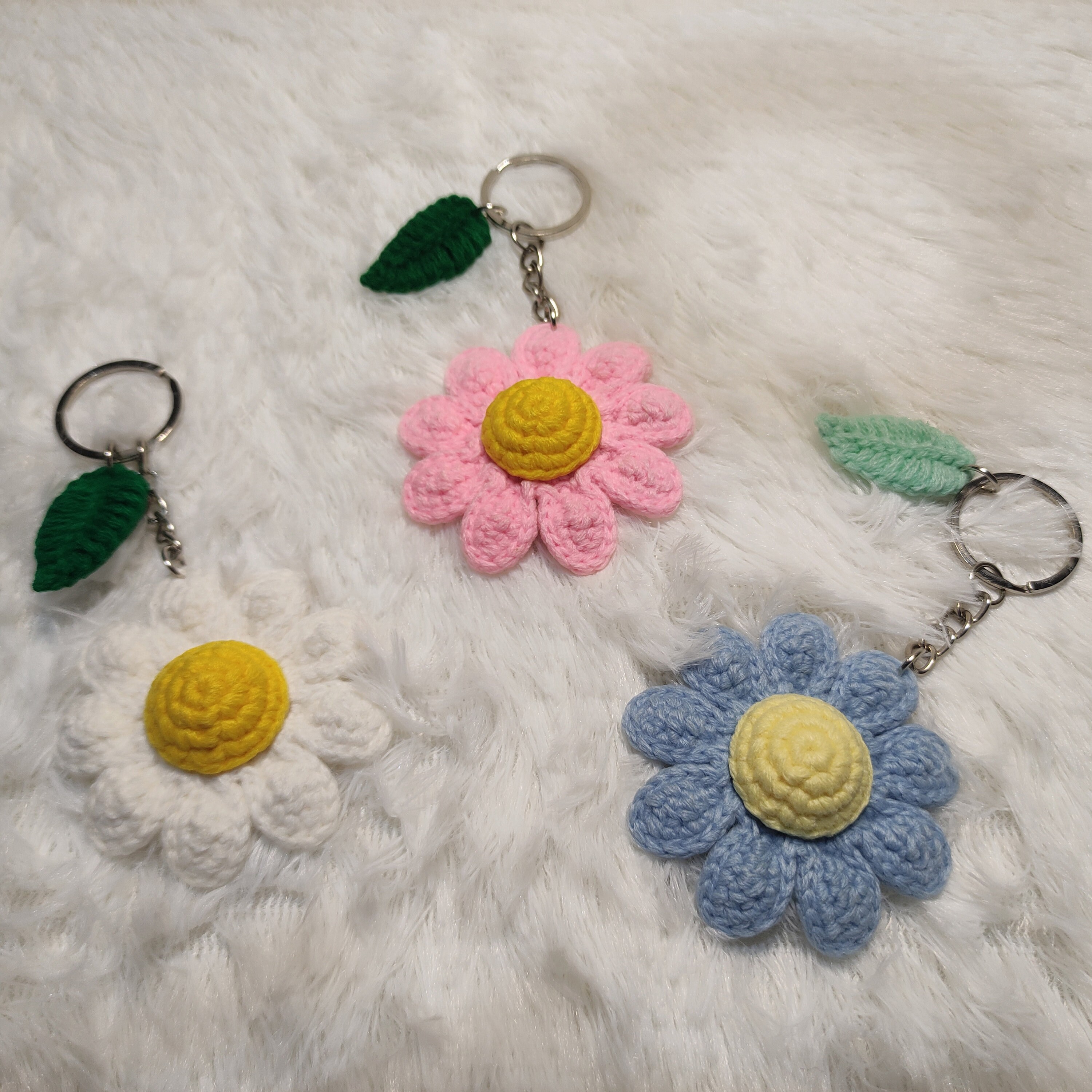 Crochet Pattern PDF: Daisy Keychain - Etsy UK