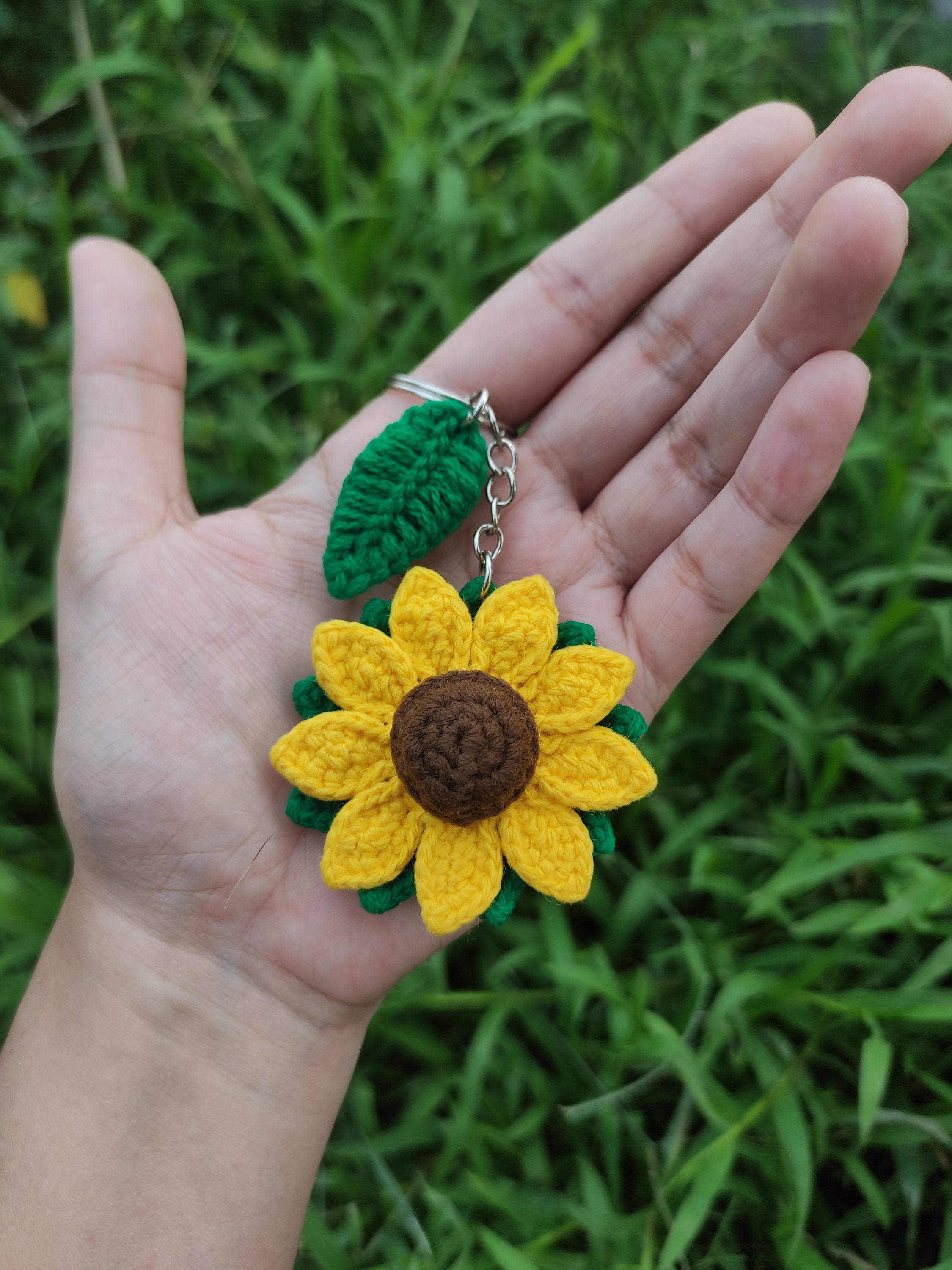 Bundle Crochet Pattern PDF: Flower Keychains - Etsy