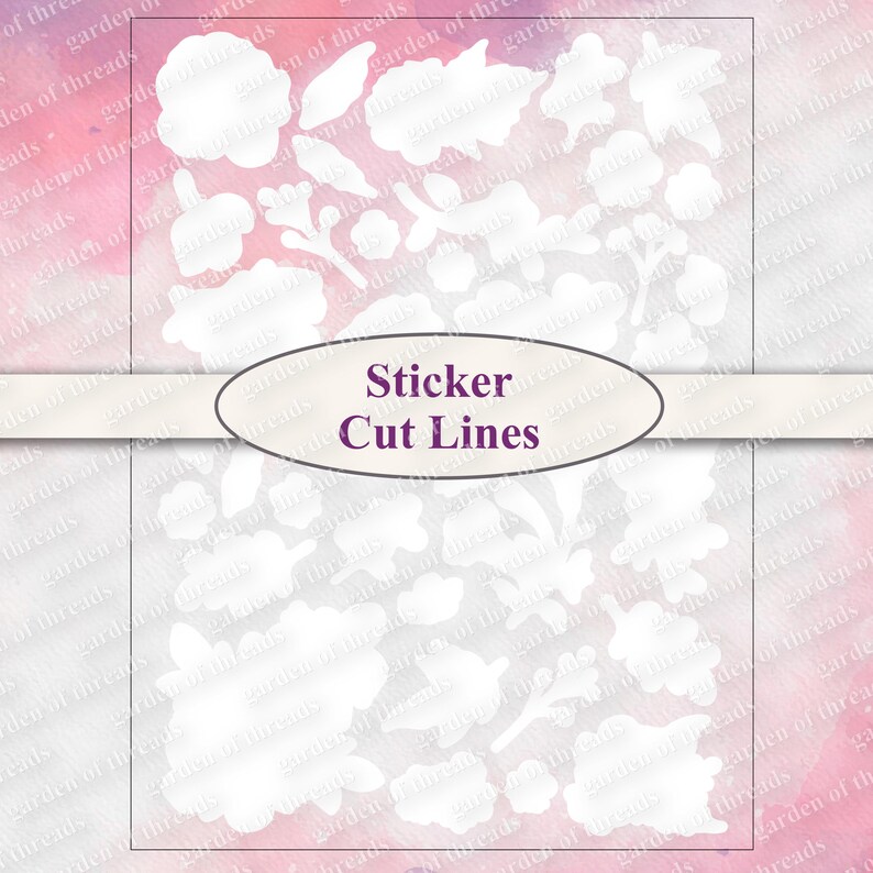 Watercolor Flower Sticker Sheet, Printable Stickers, Cute Floral ...