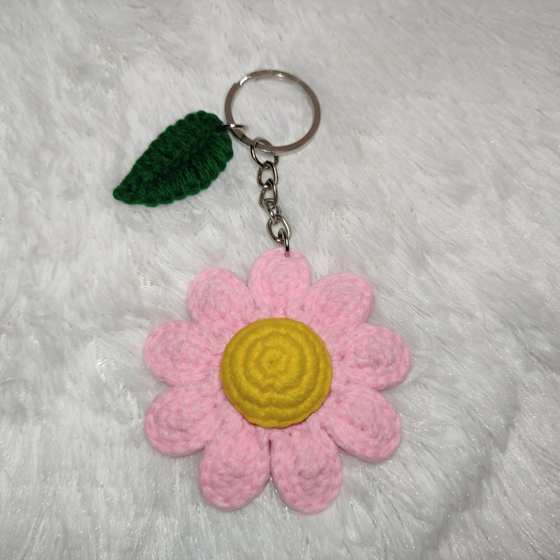 Crochet Pattern PDF: Daisy Keychain - Etsy UK