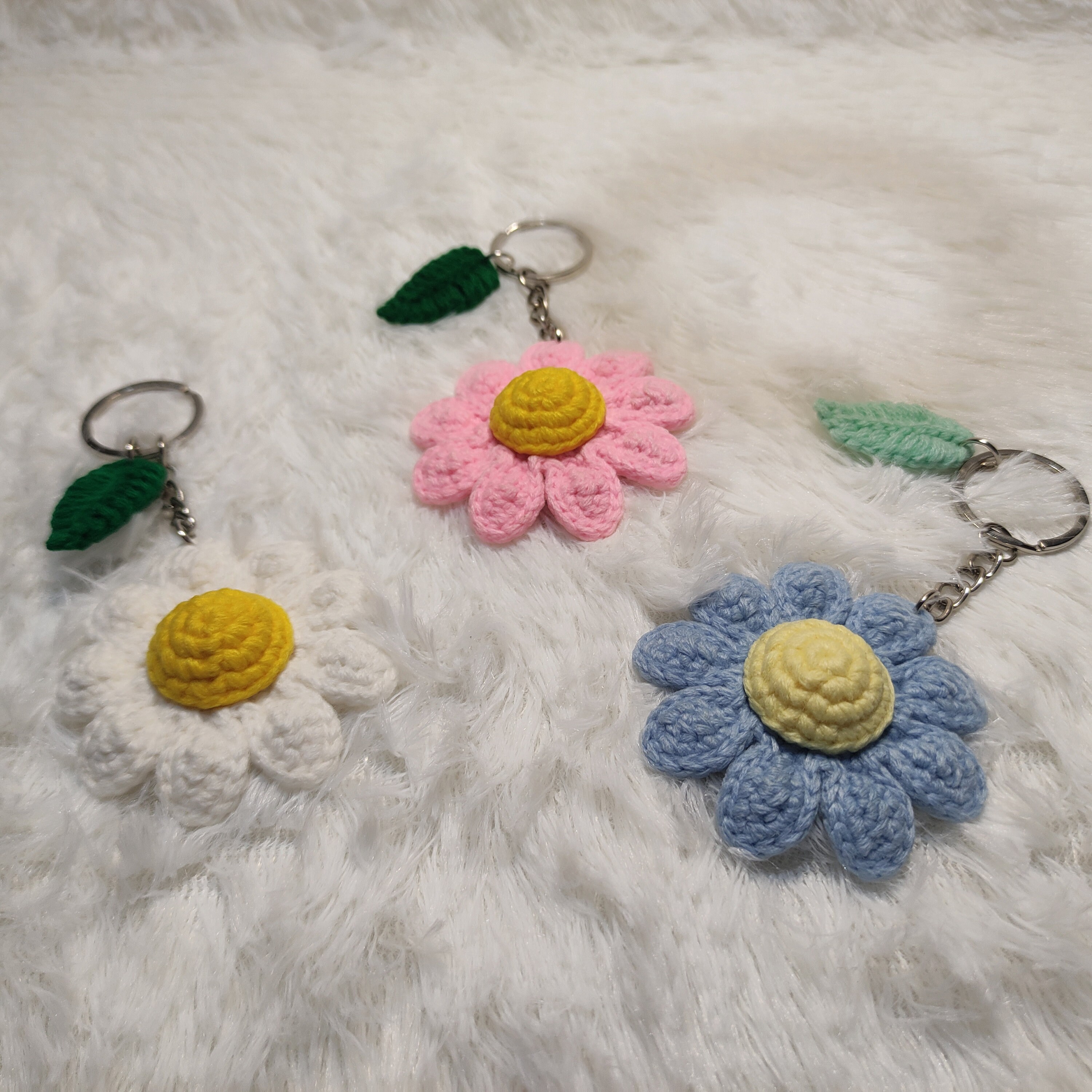 Crochet Pattern PDF: Daisy Keychain - Etsy UK
