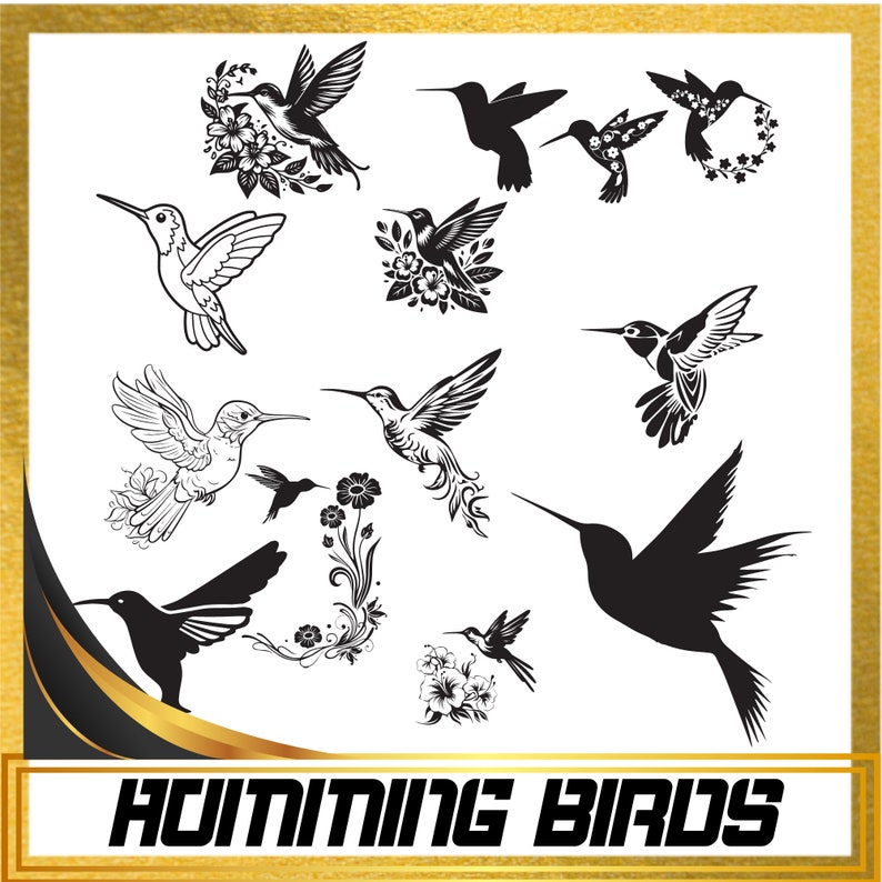 Hummingbird SVG Bundle,hummingbird Cut File for Cricut,hummingbird ...