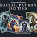 D&D Racial Patron Deities Cards DM / Dungeon Master Tools Dnd Cards Dnd ...