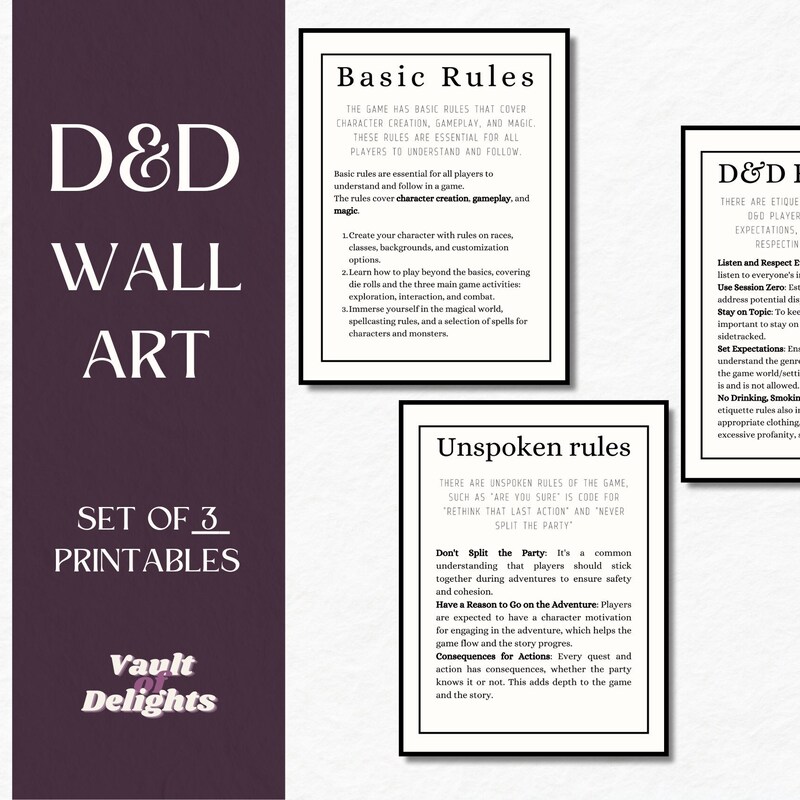 Dnd Decor - Etsy