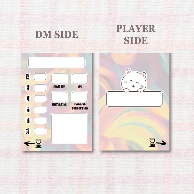 D&D 5e Initiative Tracker Dungeons and Dragons Printable - Etsy