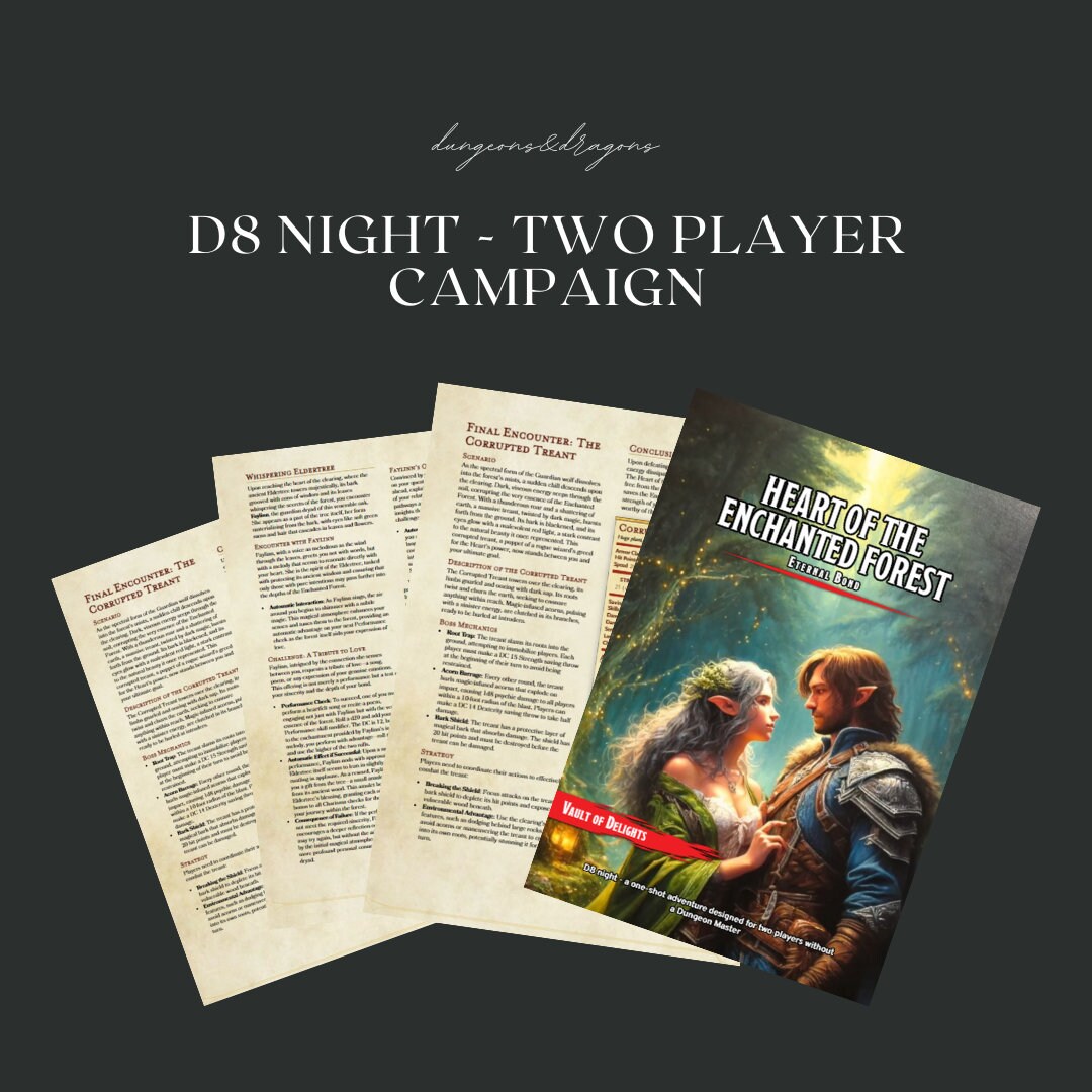D&D D8 Night A Short Two-player Campaign With No DM Dungeon Master ...