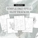 Dnd Spell Tracker Dnd Accessories D&D Character Sheet Dungeons and ...