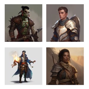 Dnd Character Creation Custom Dungeons and Dragons Character Digital ...