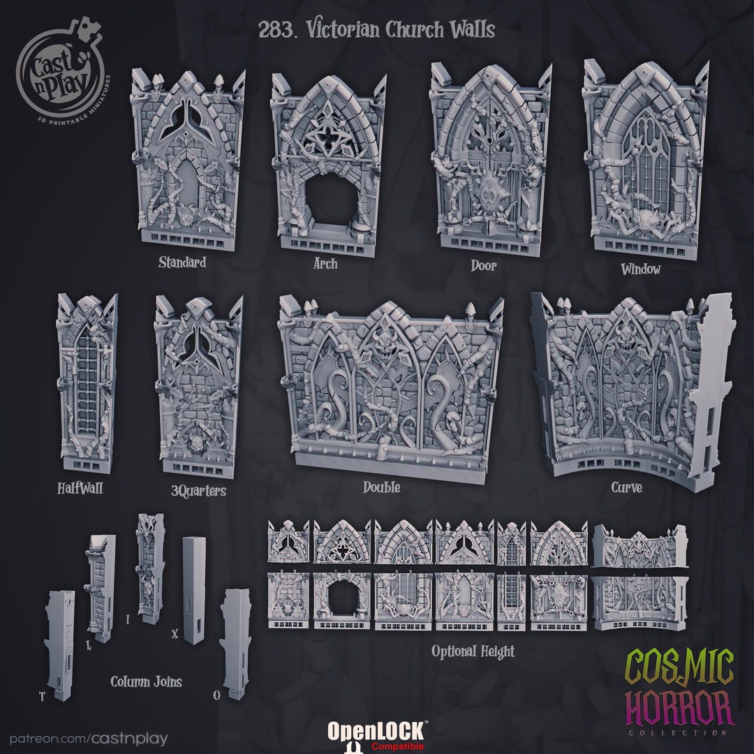 Terrain Tiles Walls | Dungeons and Dragons | Tabletop Rpgs | Modular ...