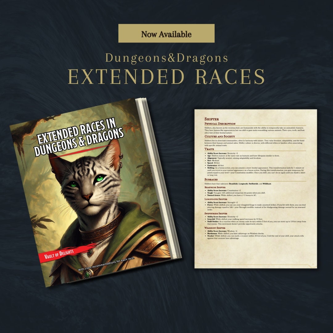 Dnd Extanded/expanded Races Guide | DM / Dungeon Master Tools | Dnd ...
