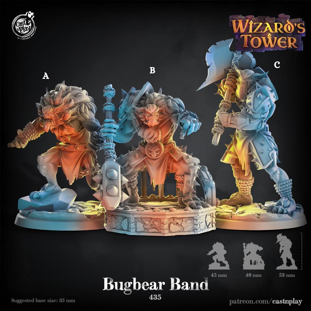 Wizards Tower | Bugbear Band | Bugbear Miniature Figure | Dnd Figurine ...
