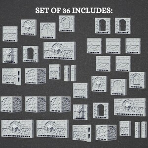 Terrain Tiles Walls | Dungeons and Dragons | Tabletop Rpgs | Modular ...