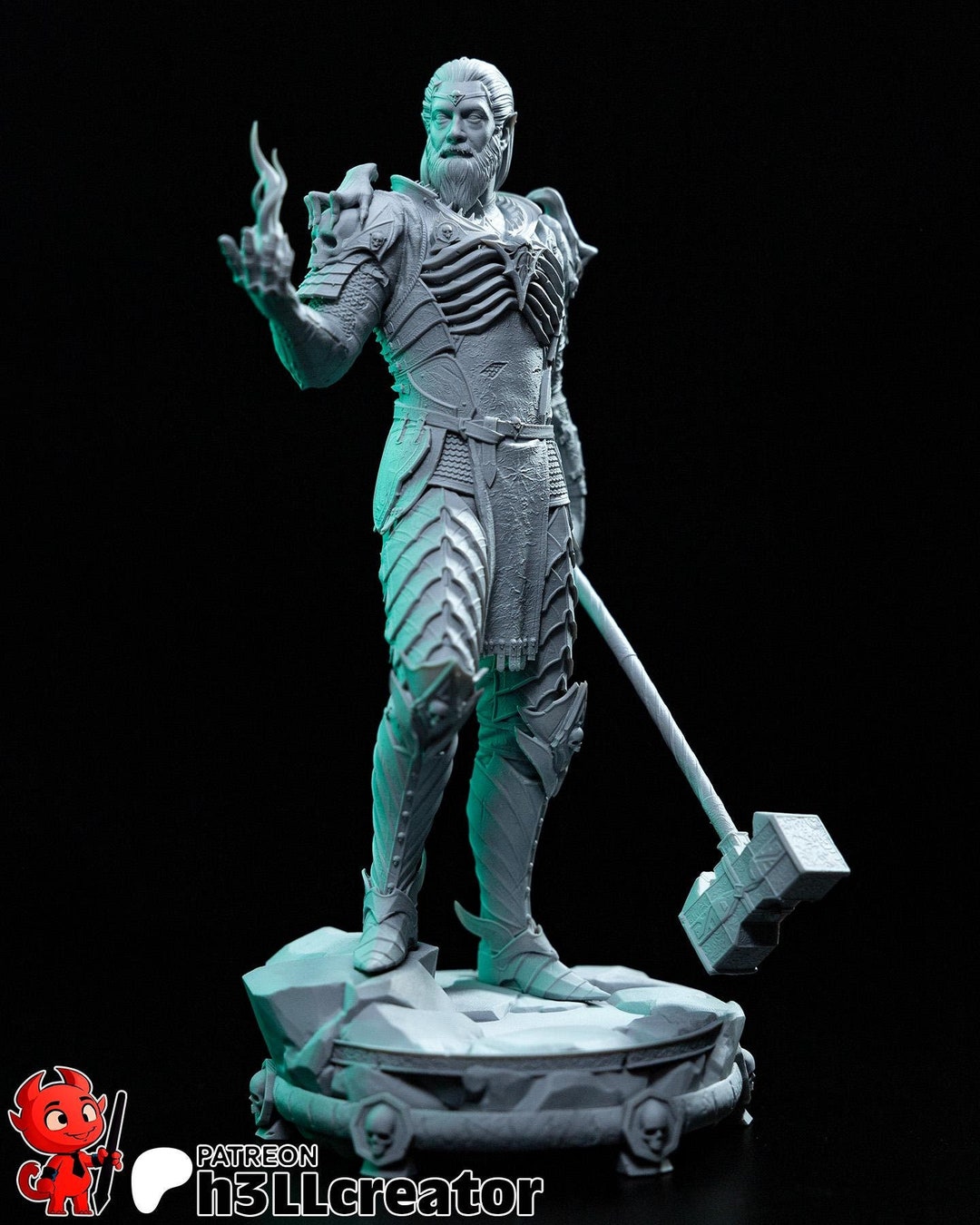 Ketheric Thorm Statue Miniature Figurine Dungeons and Dragons Mini ...