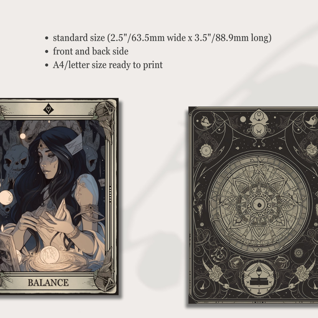 Dnd Deck of Many Things Illustrated Cards Standard Size Dungeons and ...