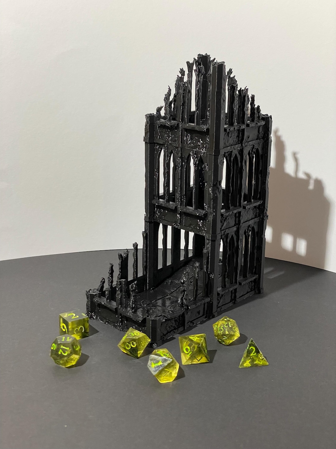 Ancient Gothic Ruin Dice Tower for Dungeons and Dragons and Tabletop ...