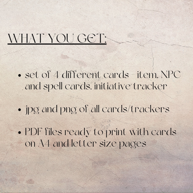 Dnd Fillable Cards Set | Fillable and Printable Pdf | Dungeons and ...