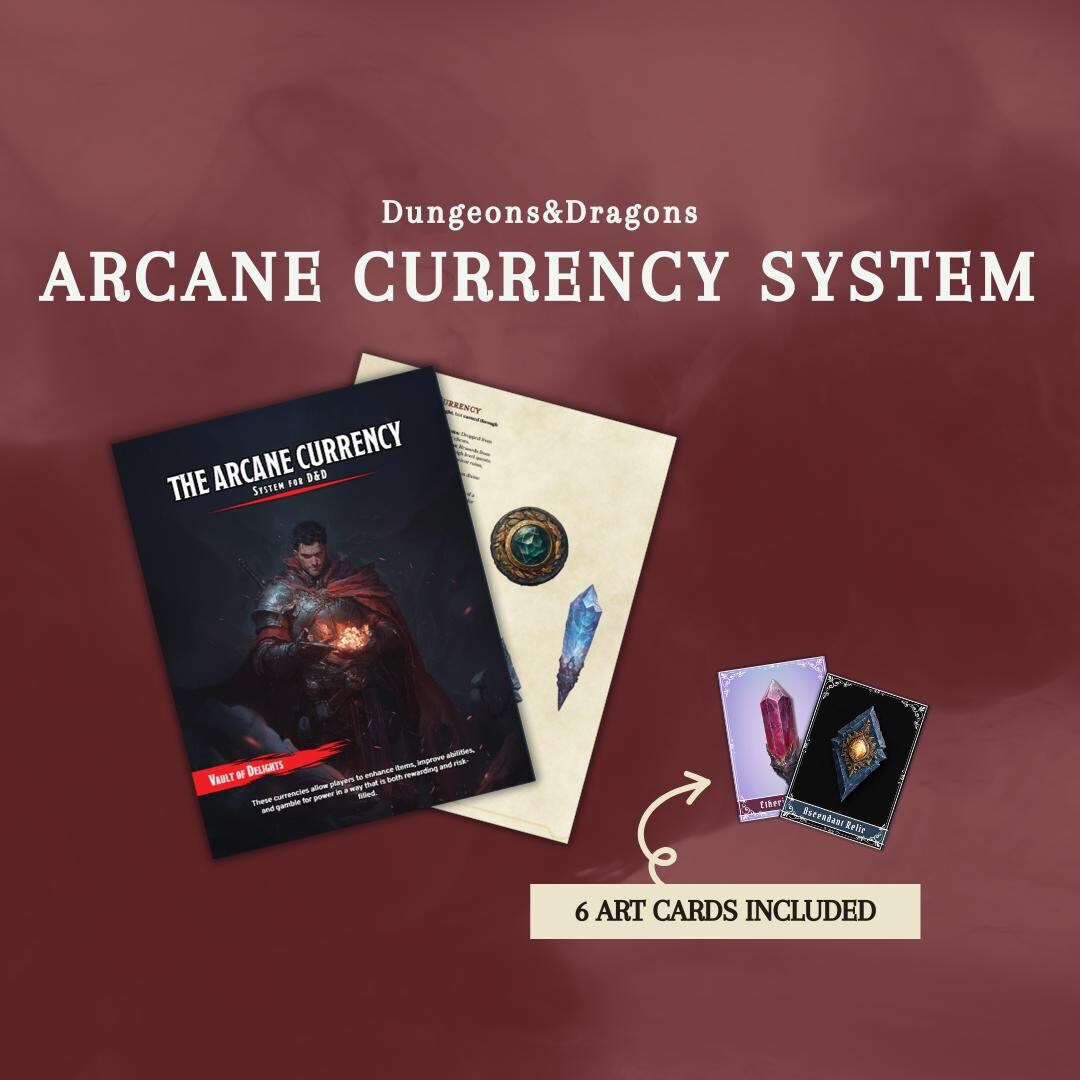 The Arcane Currency System | Dnd System | Homebrew | Dungeon Master ...