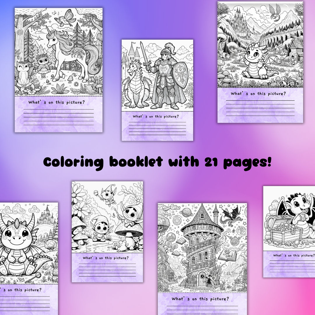 D&D Coloring Booklet DM / Dungeon Master Tools Dnd Cards Dnd Ready to ...
