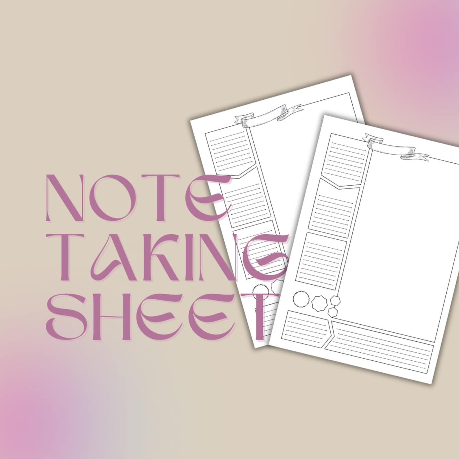 Note Taking Sheet DM / Dungeon Master Tools Tracker Sheet Fillable and ...