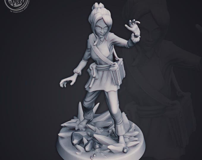 Jungle Wizard Leader Miniature Boss Mini Dungeons and Dragons Mini RPG ...