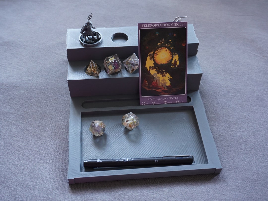 Dice Rolling Tray for Dungeons & Dragons and Tabletop Rpgs 3D Printed ...