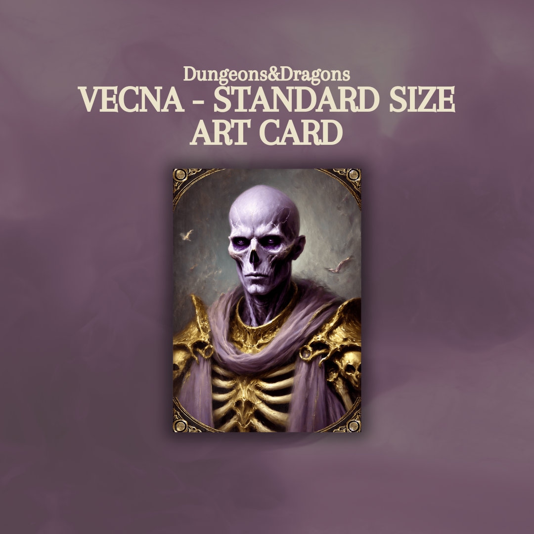 Vecna Standard Size Art Card | DM / Dungeon Master Tools | Dnd Cards ...