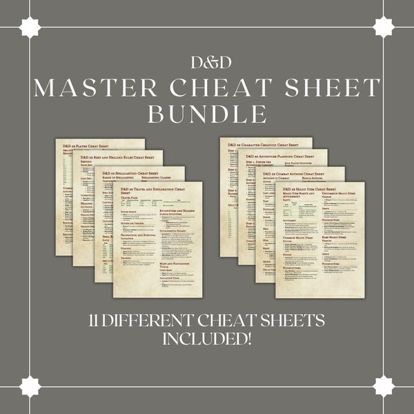 D and Sheet Bundle - Etsy