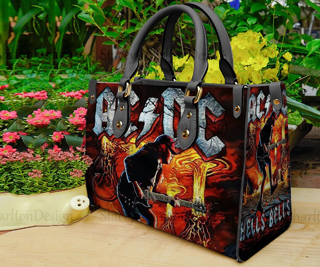 Rock Band Leather Bags Rock Band Lover's Handbag Rock - Etsy