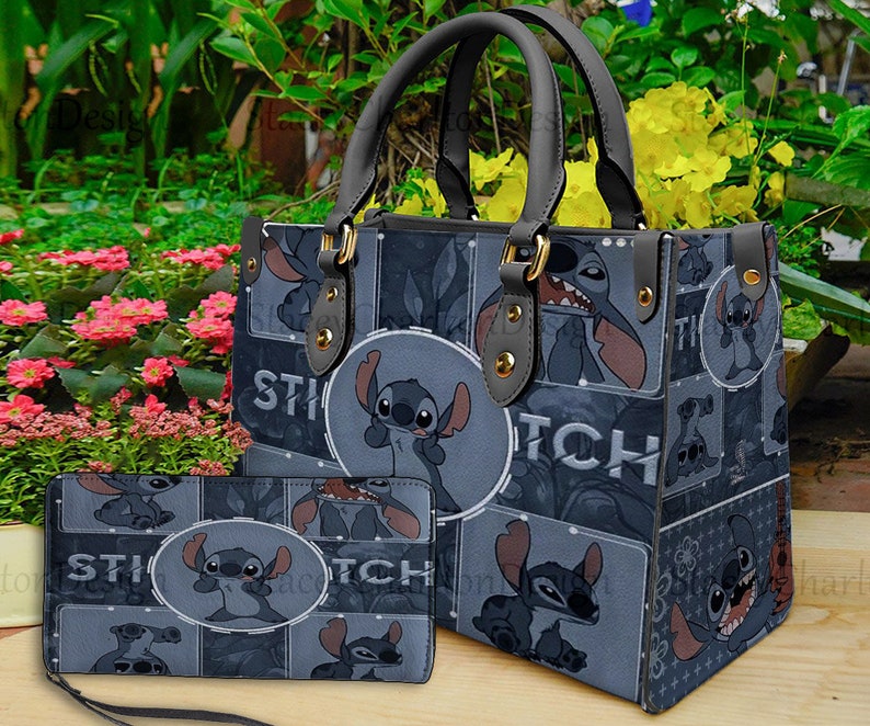 Stitch Disney Bag Lilo and Stitch Leather Handbag & Wallet - Etsy Australia
