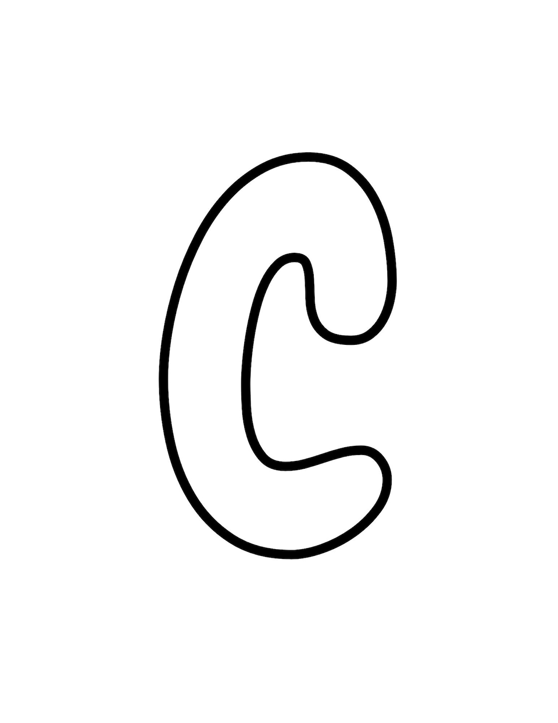 Large Printable Alphabet Letters A-Z. - Etsy