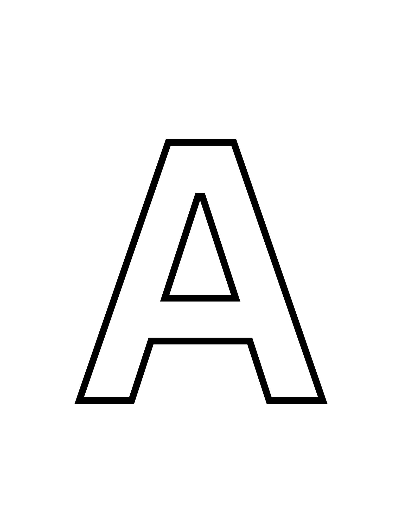 A-Z Large Printable Alphabet Letters - Etsy