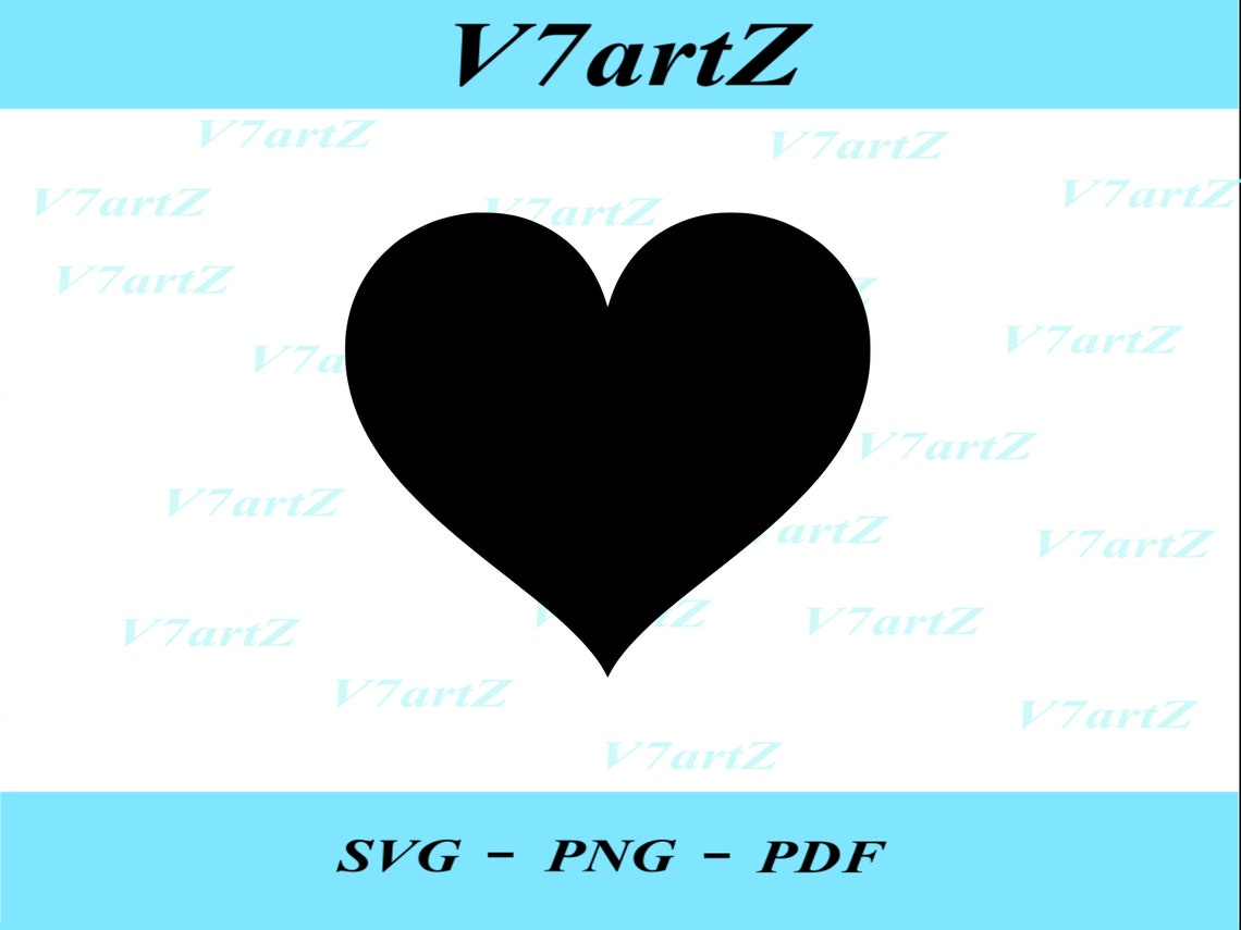 Hand Drawn Heart Svg, Heart Svg - Digital Download, Heart Svg Png Pdf ...