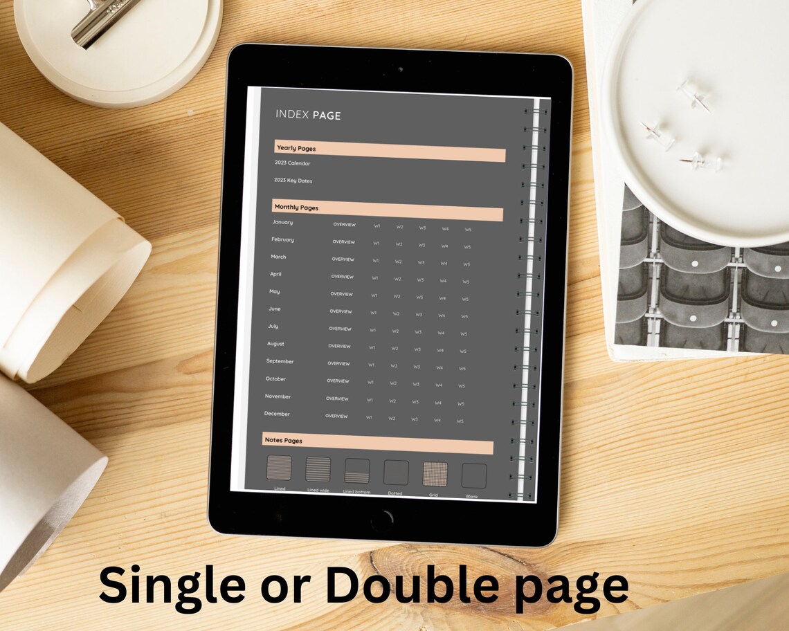 2023 and 2024 Digital Planner, Goodnotes Planner, Notability Planner ...
