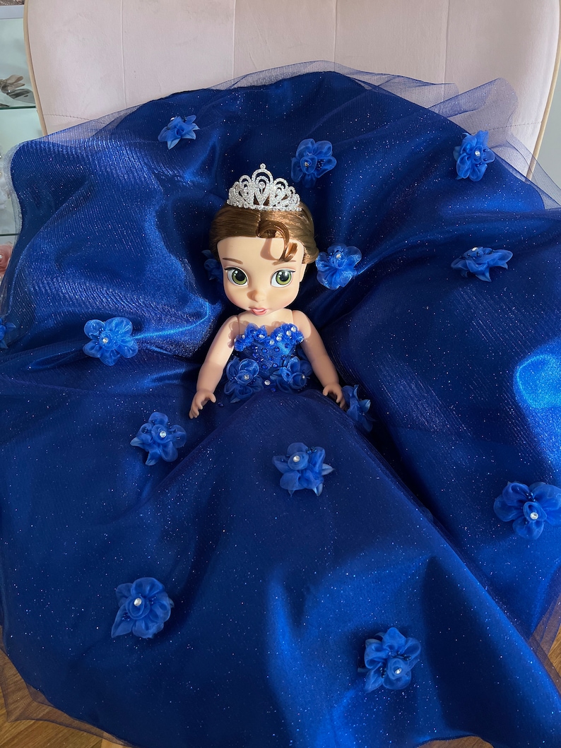 Quinceañera Dolls and Bears. Customized to Match Quince Dress. Tiara ...