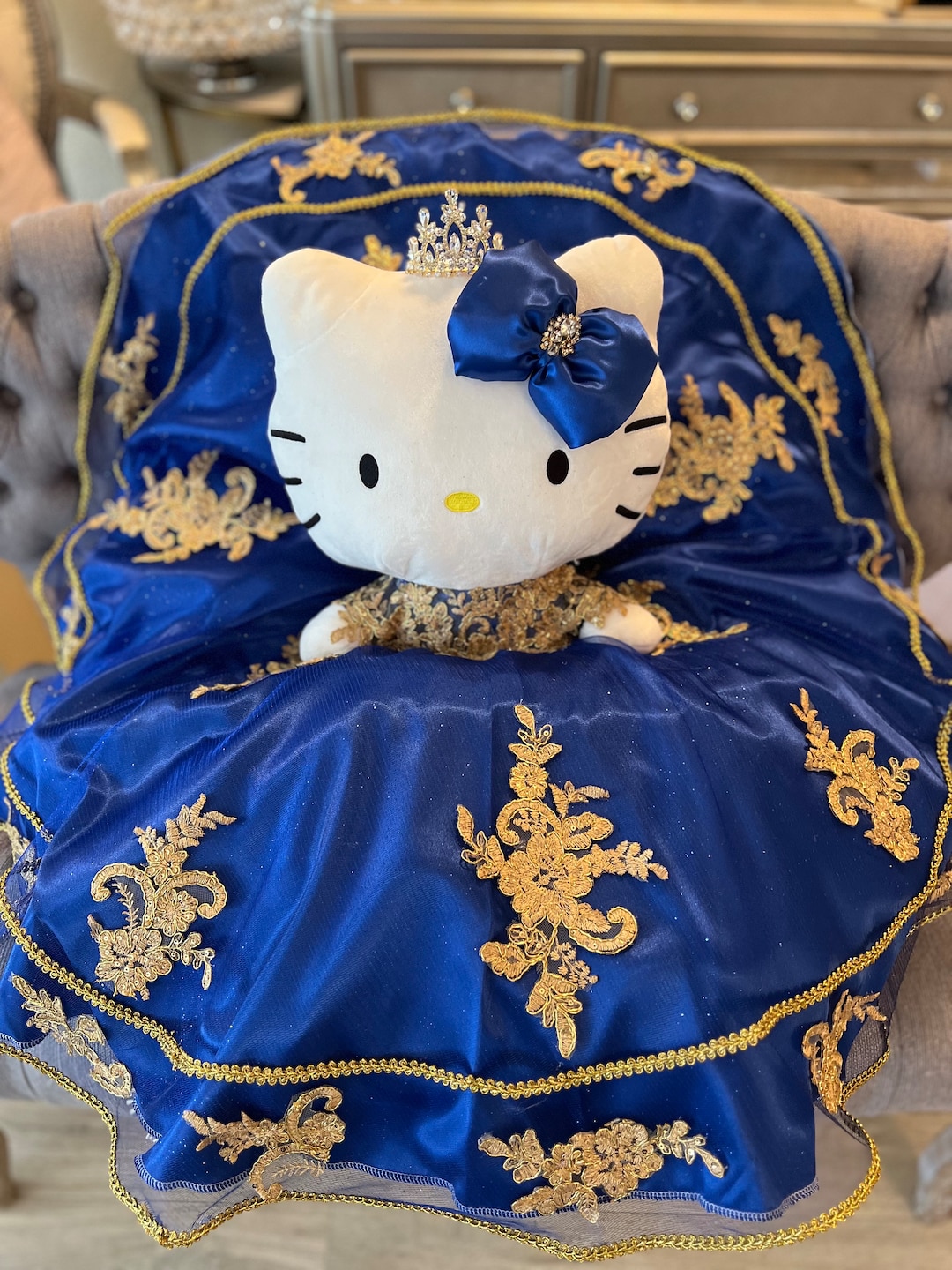 Hello Kitty Quinceañera Doll, Custom Made Dress - Etsy