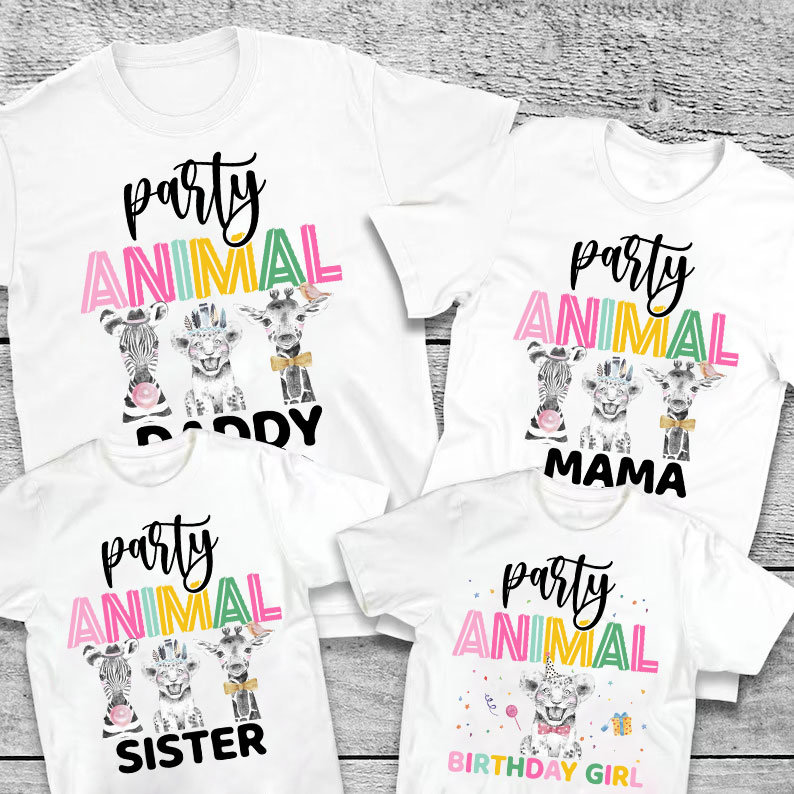 Party Animal Family Shirt Zoo Birthday Party Shirts Family - Etsy