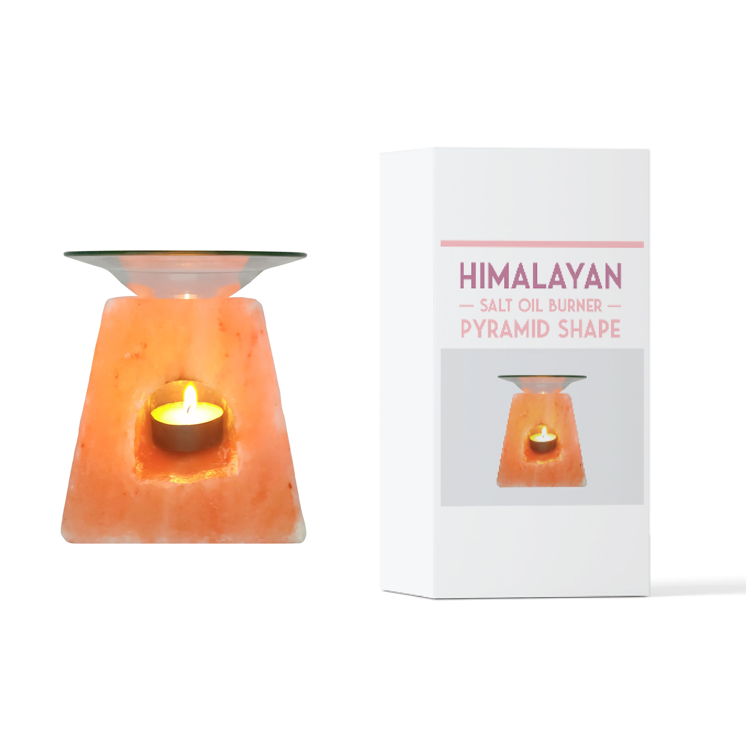 Salt Oil Burner Pyramid Shape - Etsy