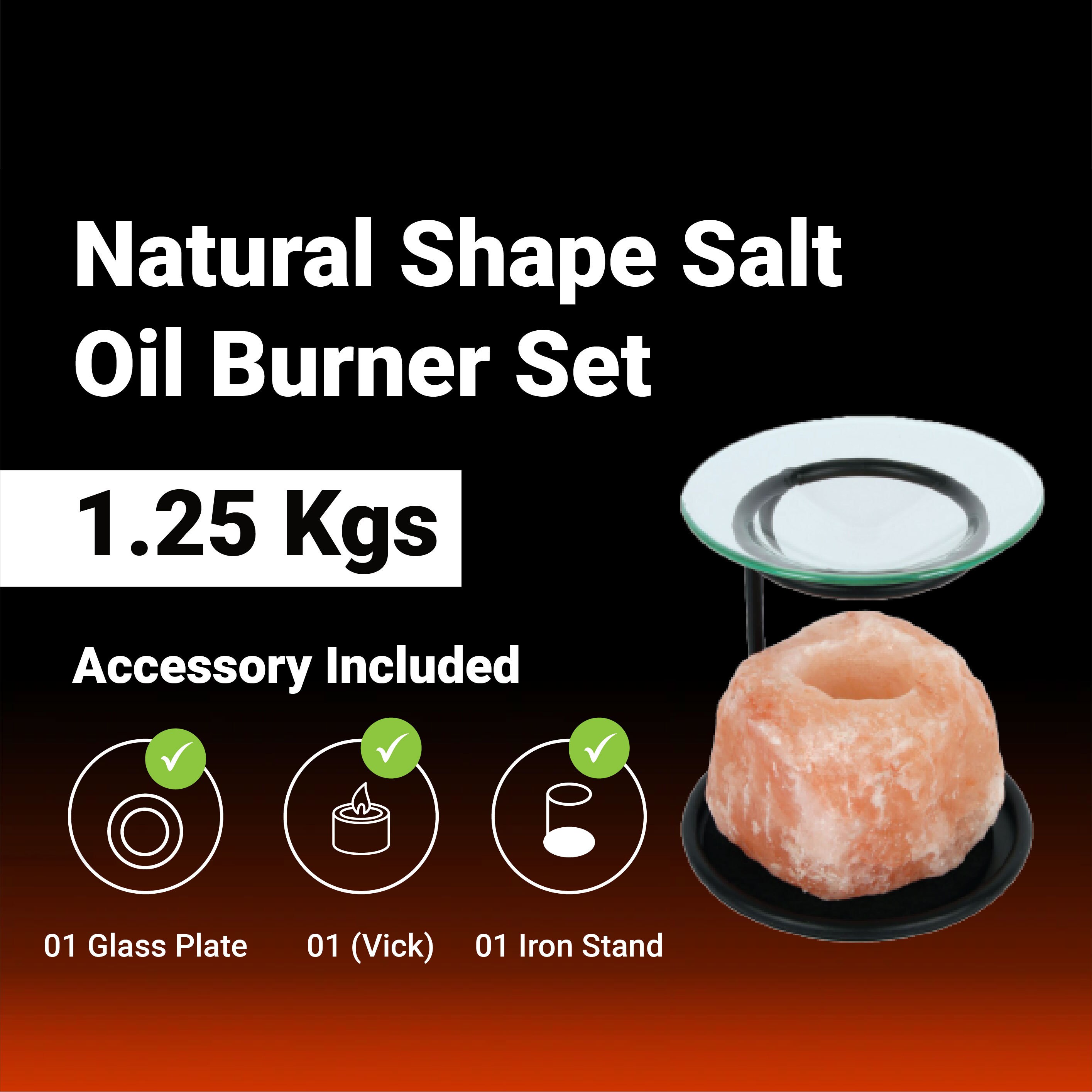 Salt Oil Burner Iron Stand Shape - Etsy