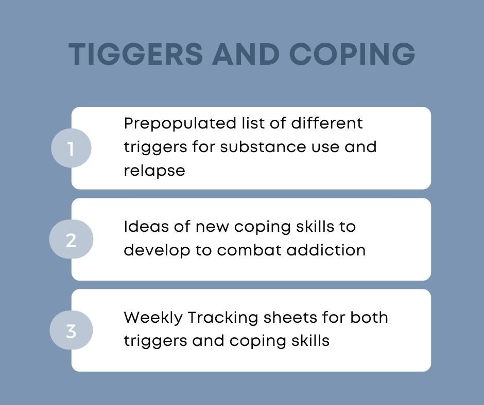 Trigger Check List Coping Check List - Etsy