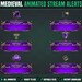 Medieval Stream Overlay Package medieval Twitch Overlay Twitch Webcam ...