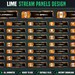 Orange Stream Package Twitch Overlay I Twitch Panels I Twitch Alert I ...