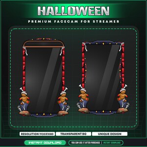 Creepy Doll Camera Border Facecam Overlay With Horror, Creppy ...